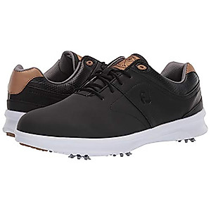 FootJoy Men's Contour Series Previous Season Style Golf Shoes, Black, 8 W US