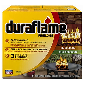 Duraflame Fast Lighting Fire Log, 9-Pack