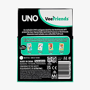 Mattel Creations VeeFriends UNO Card Game