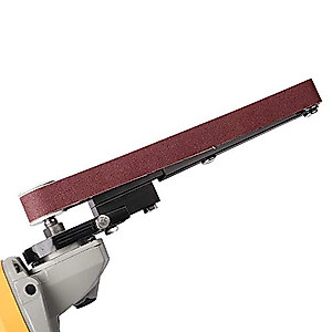 CALIDAKA Electric Belt Grinder Belt Sander Attachment Angle Grinder Modified Sand Belt Machine Pipe Belt Sander Polisher Belt Sanders Polisher Suitable for Model 100 Angle Grinder