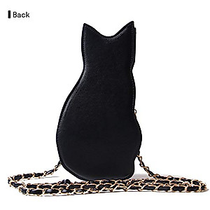 LUI SUI Womens Black Cat Purse Crossbody Bags Girls Bat Wing Spider Web Shoulder Bags Flamingo Animal Purse Chic Clutch Bags