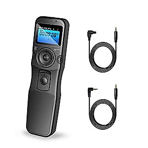 Digital Timer Remote Shutter Release Trigger Intervalometer for Canon EOS Rebel T6 T7 80D 70D 60D 60Da 77D T7i T6i T6s SL2 SL1 T5 T3 T5i T4i T3i T2i EOS R M6 M5 Cameras…
