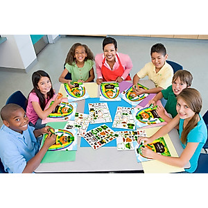 SICOHOME St. Patrick's Day Craft Sticker for Kids 12pcs Make Your Own Leprechaun Face Stickers St. Patricks' Day Party Game Activities for Kids Party Supplies Classroom Activities