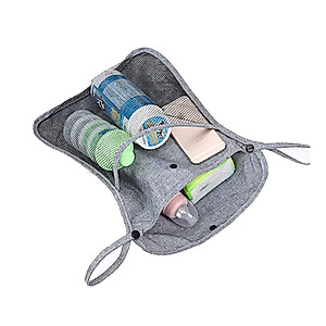Baby Stroller Organizer with two Storage Pockets front mesh pocket-for bottles nappy baby cloth Diaper storage,Secure Straps, Detachable webbing easy crab strollers