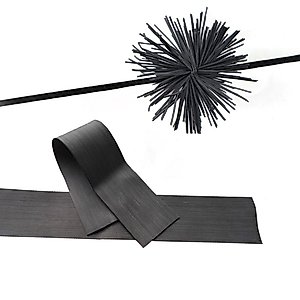 TOPARCHERY 2 pair Bow String Whiskers Silencers Reduce String Noise Recurve Bow Black for Recurve Compound Bow