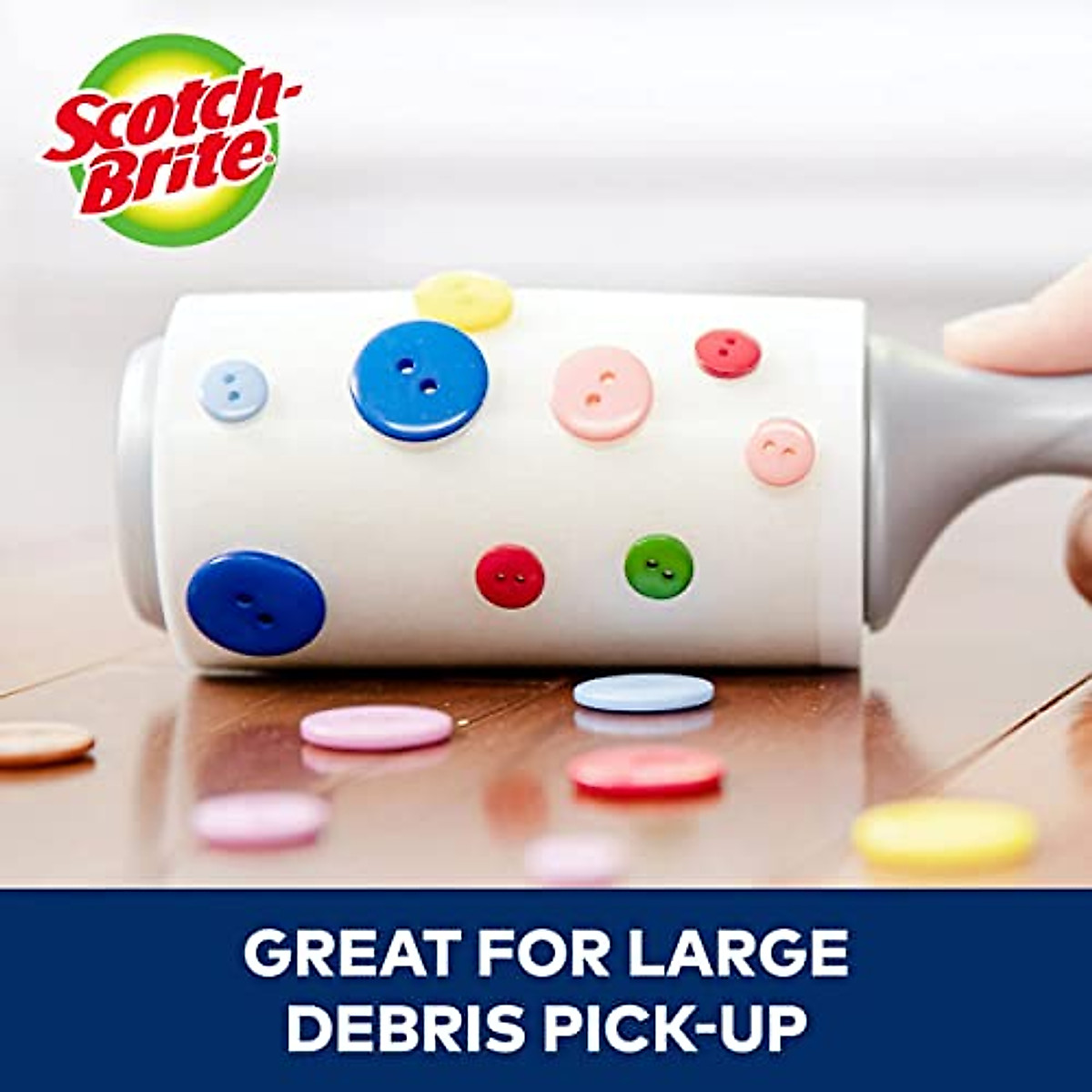 Scotch-Brite 50% Stickier Lint Roller, Works Great On Pet Hair, 6 Rollers, 48 Sheets per Roller, 288 Sheets Total (Packaging may vary)