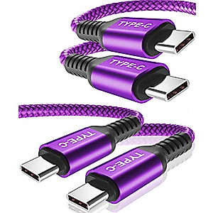 Basesailor USB Type C to C 100W Cable 10ft/2Pack,Power Delivery Fast Charging PD Charger Cord for MacBook Mac Pro,iPad Air 4 5 4th 5th Mini 6 6th Generation,Samsung Galaxy Note S23 20 S20 S21 21 S22