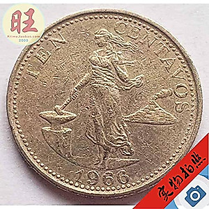 Exquisite Collection of Commemorative Coins Philippines 1966 10 Cent Coin Coin Collectible Non-Gaming Coin