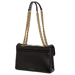 Kurt Geiger Crossbody Women’s Kensington Black Leather Union Jack Quilted Bag