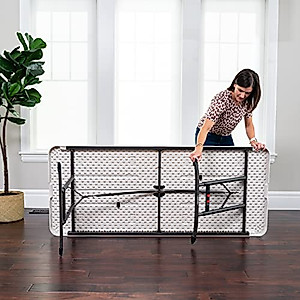 Lifetime, Commercial, Almond 6-Foot Adjustable Height Nesting Table