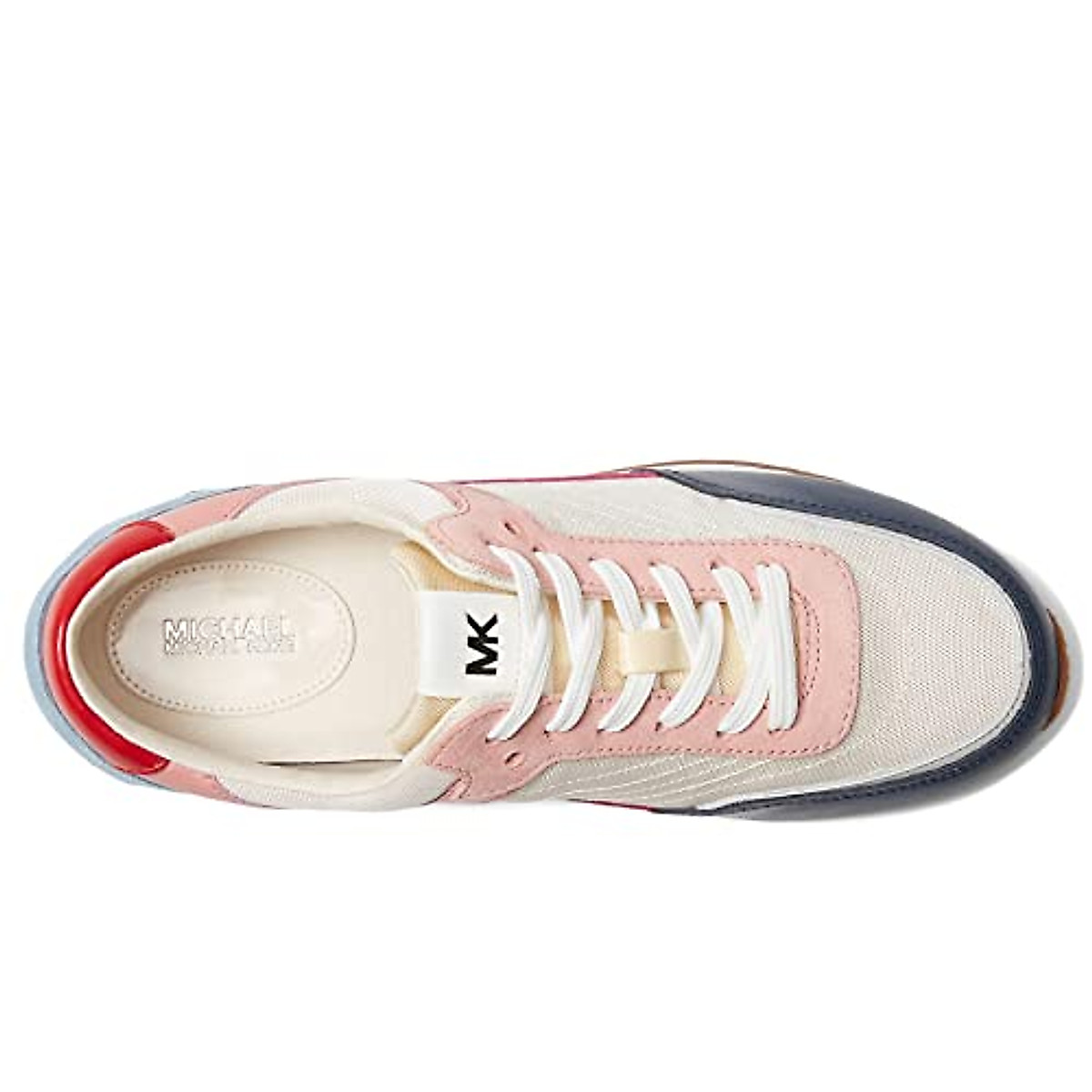 Michael Kors Callan Trainer Light Cream Multi 9.5 M