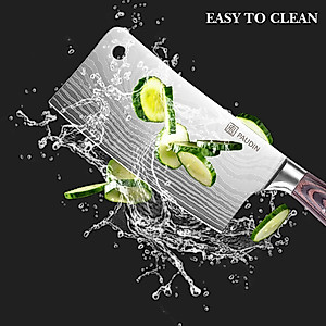 PAUDIN Cleaver Knife + Paring Knife
