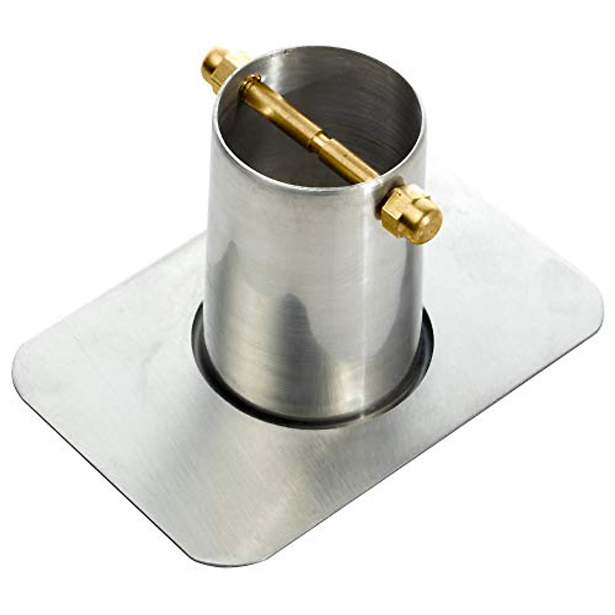 Monarch Rain Chains 20041 Mill Finish Aluminum Gutter Adapter for Rain Chain Installation, Standard