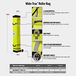 E-Z UP Dome Instant Shelter Canopy, 10' x 10', Vented Top with Wide-Trax Roller Bag & 4 Piece Spike Set, Royal Blue