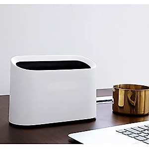 SOUJOY 3 Pack Mini Trash Can, Plastic Tiny Desktop Trash can, Waste Garbage Bin, Wastebasket Dispenser for Countertop, Bathroom, Vanity, Desktop, Tabletop or Coffee Table