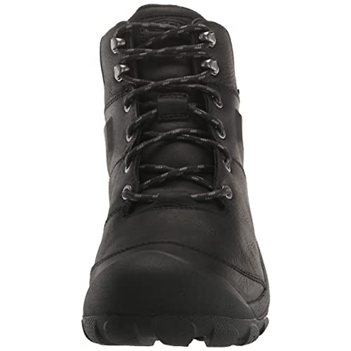 KEEN Men's Targhee 2 Waterproof Insulated Hiking Boot, Black/Black, 12