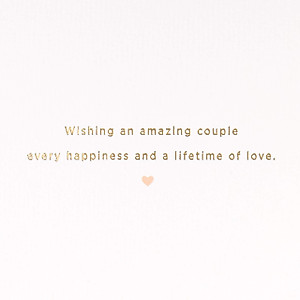 Hallmark Signature Wedding Card (Lifetime of Love)