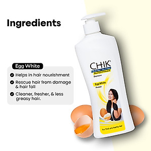 Chik Hairfall Prevent Egg Shampoo, 340ml