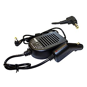 Power4Laptops DC Adapter Laptop Car Charger Compatible with Toshiba Satellite Radius L10W-C-10E