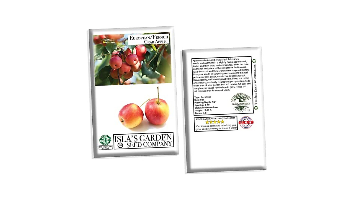 Buy European Crab Apple Tree Seeds - High Germination Rate