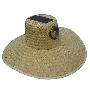 Plain Gardener Solar Hat - Sun Hat with Fan, One Size