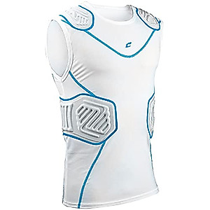 Champro Adult Bull Rush Compression Shirt White/Gray Small