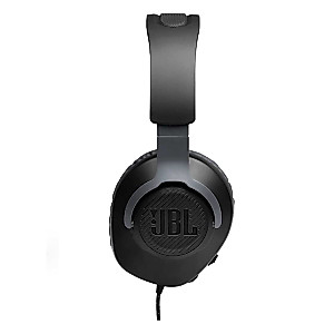 JBL Free WFH Wired Over-Ear Headset with Detachable Mic - Black, Small