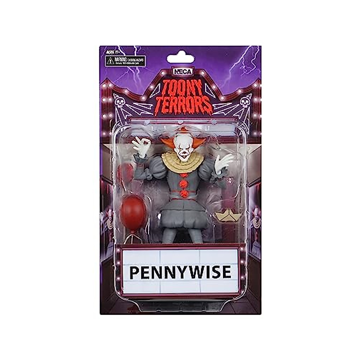 NECA Toony Terrors - IT - 6” Scale Action Figure - Stylized Pennywise (2017)