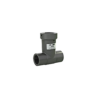 FLOMEC Replacement Tee, 1 inch, for QS200 Meter, Schedule 80 PVC