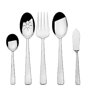 Mikasa Barrett 18.10 45 Piece Stainless Steel Cutlery Set, Service For 8