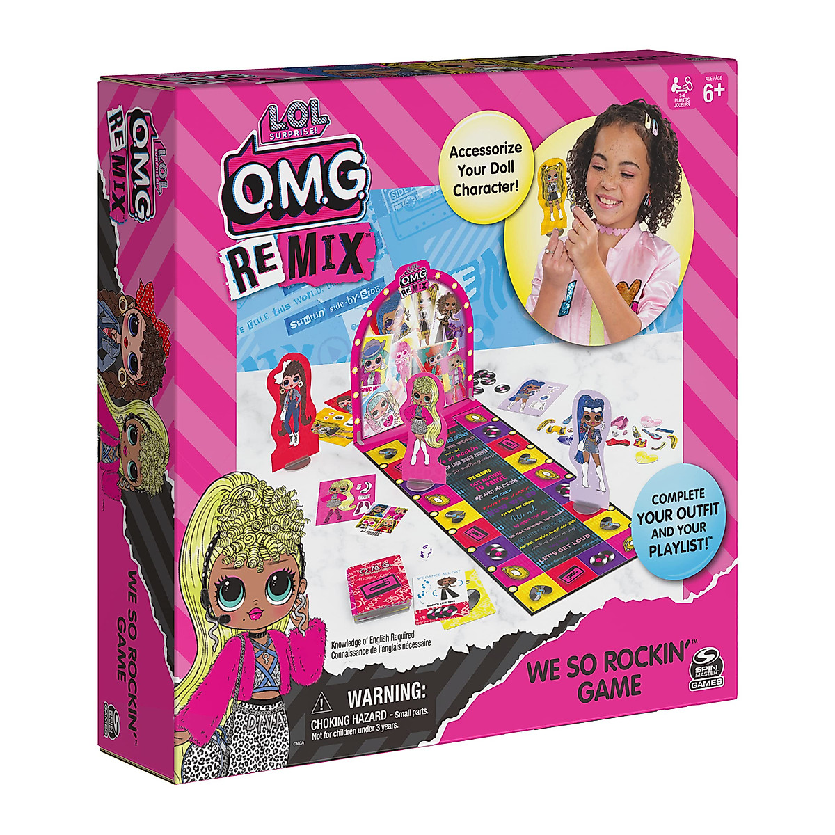 Spin Master L.O.L. Surprise! OMG Remix Game for Families, Teens, and Kids Ages 6 &up