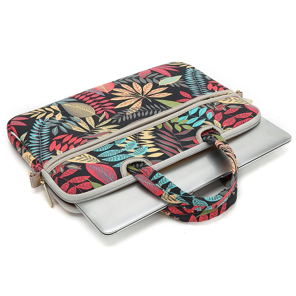 kayond Forest series Black Patten water-resistant Laptop Shoulder Messenger Bag Case Sleeve for 12 Inch 13 Inch Laptop