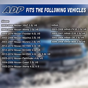 Camshaft Position Sensor Phase Set of 3 - Fits 3.5L, 4.0L V6 Nissan Altima, Murano, Maxima, 350Z, Quest, Pathfinder, Infiniti FX35, G35, QX45, M35 - Replaces 23731-AL61A, 237316J90B, 23731-AL61C