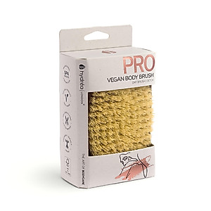 Hydrea London Dry Brushing Body Brush with Cactus Bristle - Dry Brush for Skin, Cellulite Remover, Vegan Best Dry Brush for Flawless Skin, Helps Improve Lymphatic Drainage - FSC® Certified Beechwood.