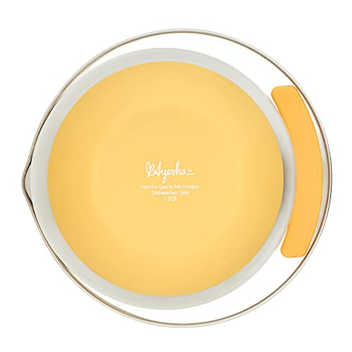 Ayesha Curry Kitchenware Pantryware Stainless Steel Nesting Mixing Bowls Set, 3 Piece, Silver with Color Accent Handles