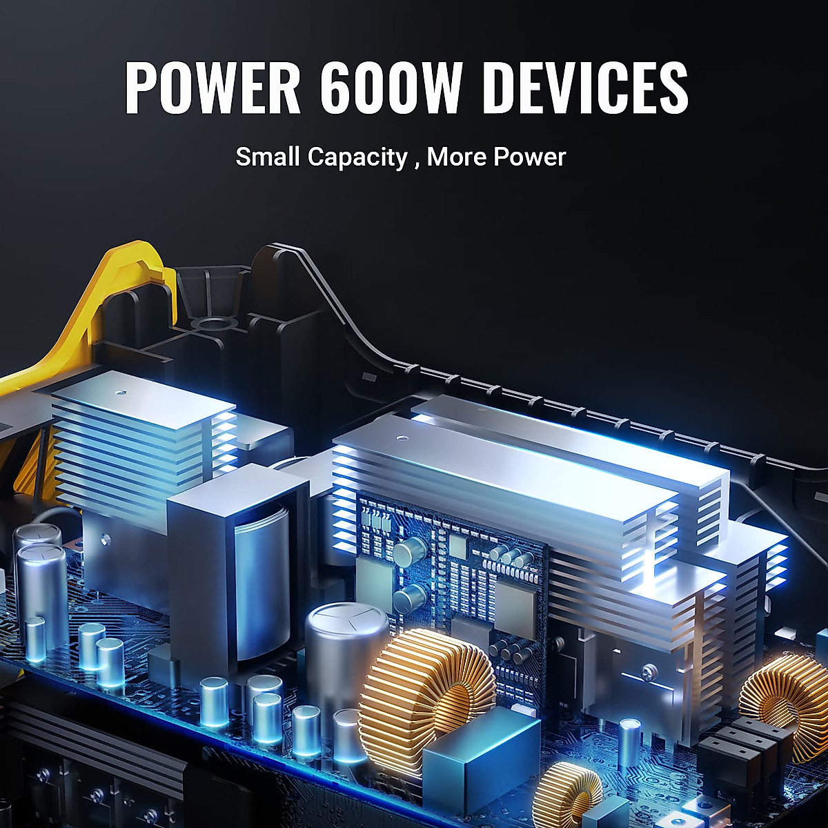 Bundle–3 items: BougeRV Portable Power Station 286Wh Solar Generator 600W with 12 Volt Car Refrigerator Dual Zone with 130W Portable Solar Panel