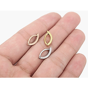 Belly Button Ring Surgical Steel Belly Rings for Women 14G Cliker Belly Piercing Jewelry 3 Pcs Silver Gold Rose Gold