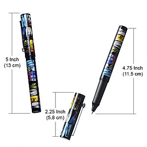 6X Various Unique Designs Ultimate Collectible New York City Ballpoint Pen NYC Gift Pen NY Souvenir Pens - Pack of 6