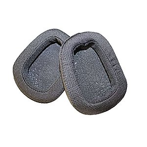 Replacement Earpads Ear Cushions for Logitech G933 and G633 Artemis Spectrum Gaming Headsets (Black)