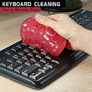 TICARVE Car Cleaning Gel Detailing Putty Car Putty Auto Detailing Tools Car Interior Cleaner Cleaning Slime Car Assecories Keyboard Cleaner Rose/NT WT: 5.6 oz (160 gr)