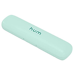 hum by Colgate Smart Battery Toothbrush Kit, Sonic Toothbrush with Travel Case (Teal)