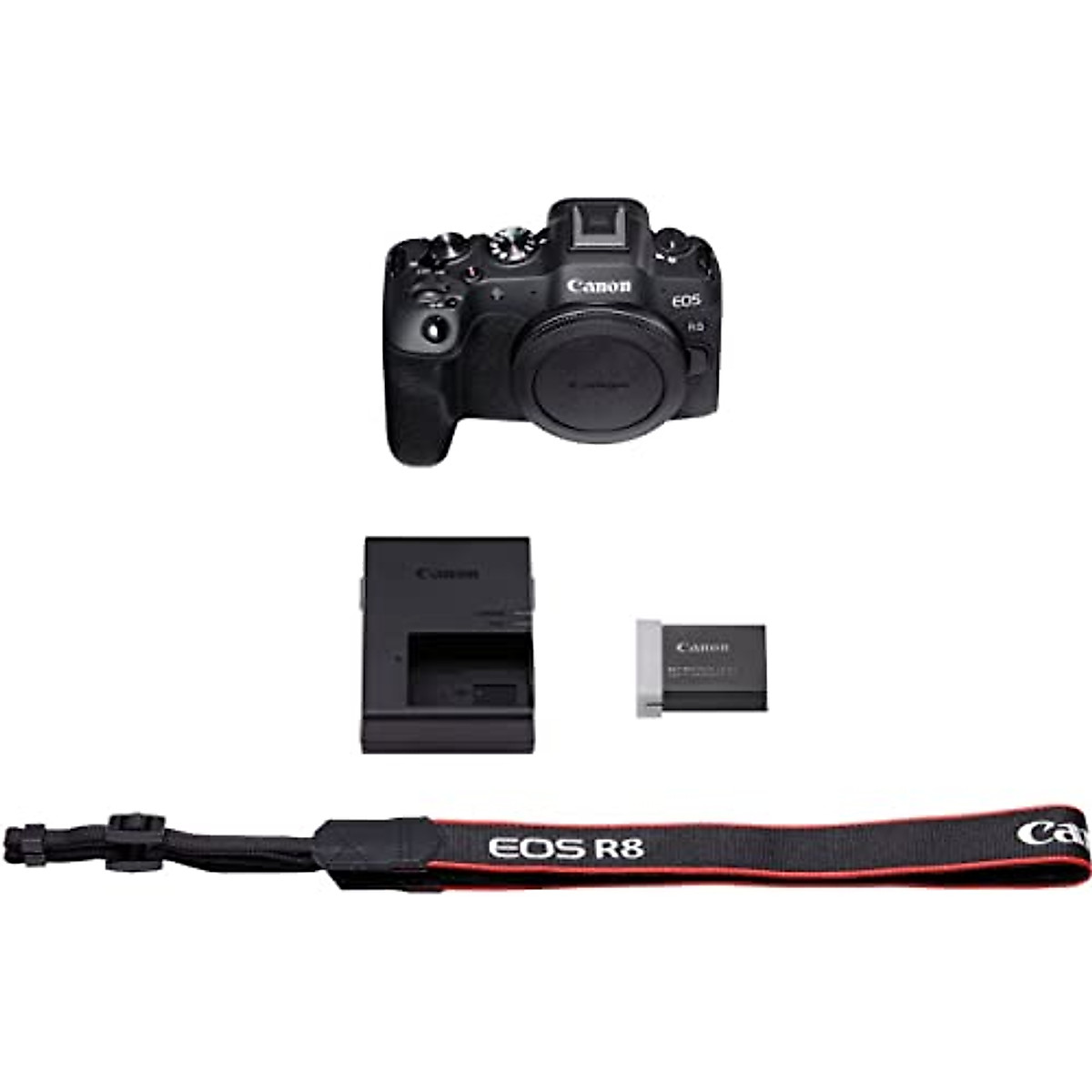 Canon EOS R8 Mirrorless Camera (Body Only) Enhanced with Professional Accessory Bundle - Includes 14 Items