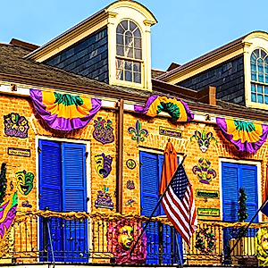 44 Pcs Mardi Gras Party Decorations Masquerade Mask Cutouts Mardi Gras Mask Sign Directional Door Signs New Orleans Street Signs for Prom Carnival Masks Celebration Parade Costume Party Favor