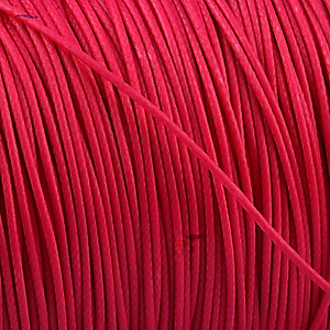 YZSFIRM 1mm 175 Yards Waxed Cord for Jewelry Making,Dark Blue Polyester Beading Thread for Braiding Bracelets and Necklaces Crafts