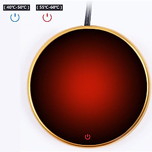 Coffee Mug Warmer, Electric Beverage Warmer, 3 Adjustable Mode Up to 55℃, Waterproof LED Backlit Display, Auto Shut Off, Water Coco Soup Milk