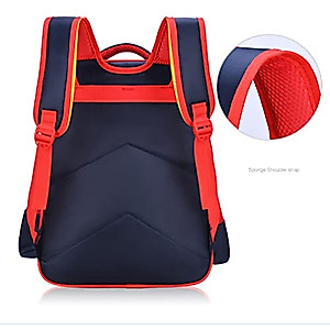 JIAJIAMIN Toddler Kid Boys Backpack 3D Print Comic Cartoon Comic Children Kindergarten Lightweight Elementary Bookbags (C)