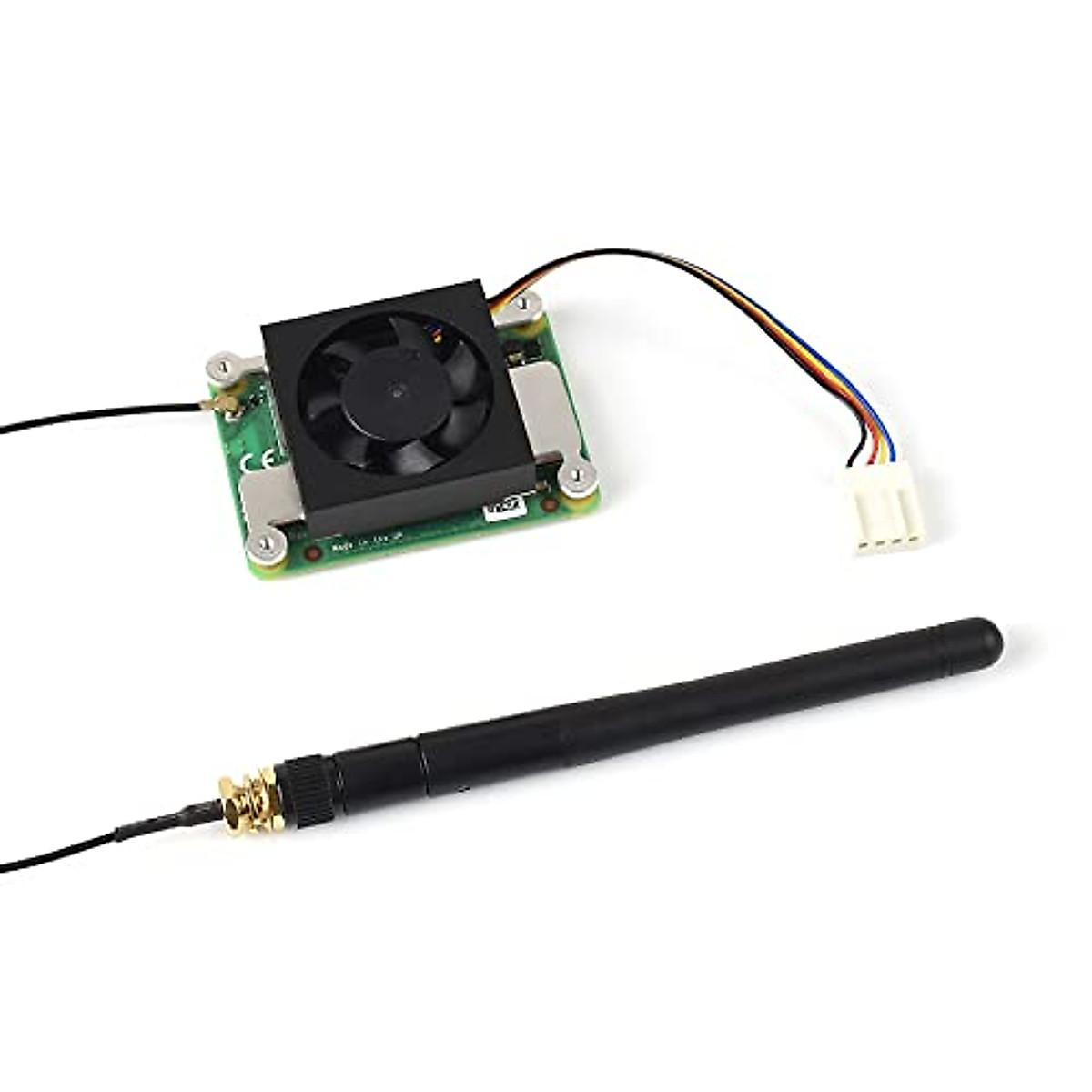 for Compute Module 4 3007 Cooling Fan 5V CPU Cooling Fan Cooler Radiator with Thermal Tapes, Low Noise, PWM Speed Adjustment