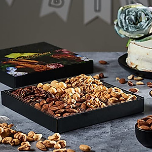 Holiday Mixed Nuts Gift Basket, in Elegant Box, Gift Set for Easter, Birthday Party, Sympathy, Healthy Gift Snack Box for Men and Women. Kosher - Snackberry (Premium)