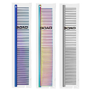 3 Pieces Pet Steel Combs, Pet Dog Cat Grooming Comb Multi-color Dog Comb with Stainless Steel Teeth for Removing Tangles and Knots for Long and Short Haired Dog, 7.5 x 1.3 Inch