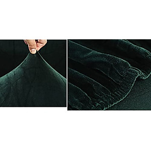IMYOGI High Stretch Sofa Covers Plush High Stretch Sofa Cover L Shape Sectional Sofa Slipcovers Soft Washable Couch Covers Polyester Furniture Protector for Kids Pets -blue-1-4 Seater+4 Seater